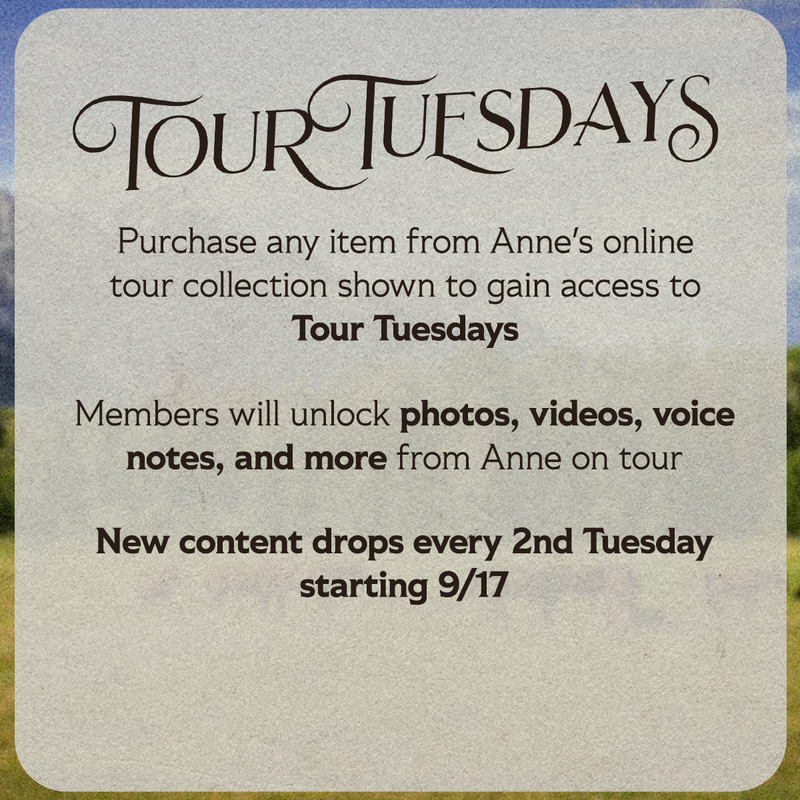 Tour - Anne Wilson Official Store