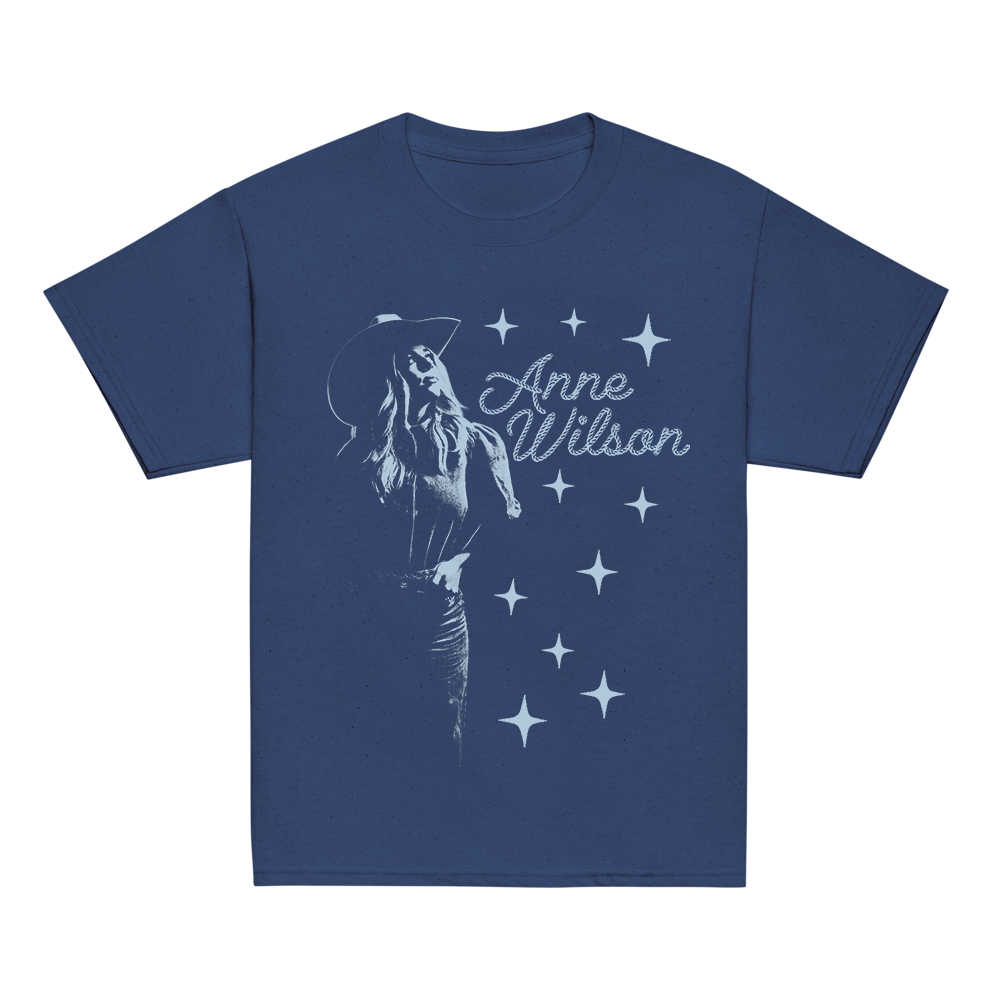 Stars Track List Youth T-Shirt - Anne Wilson Official Store